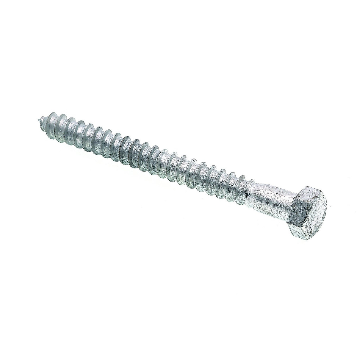 Prime-Line 9056408 Hex Lag Screws, 3/8 In. X 4 In., A307 Grade A Hot Dip Galvanized Steel (25 Pack)