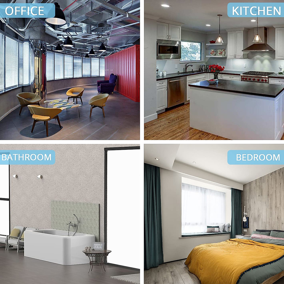 3 Gallon Small Clear Bathroom Trash Bags, Office Wastebasket Liners Garbage Bags for Restroom, Home Bins, 100 Counts