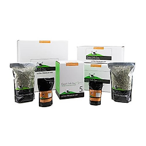 Rabbit Hole Hay Ultra Premium, Hand Packed Coarse Orchard Grass for Your Small Pet Rabbit, Chinchilla, or Guinea Pig (10lb)