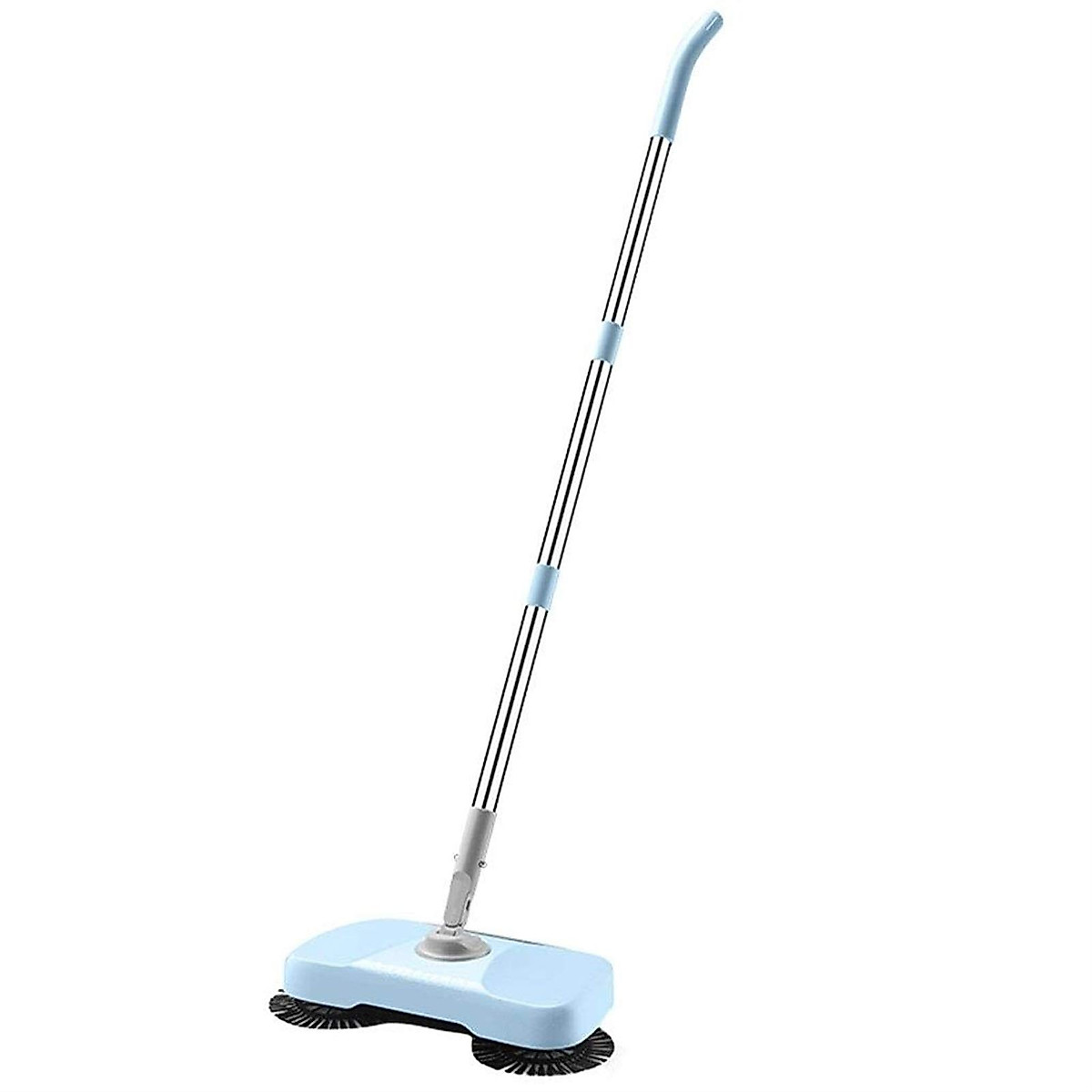 HEMFV Hand Push Sweeper Lazy Broom Mop Broom Dustpan Set Carpet Cleaner Robot Vacuum Cleaner Desk Cleaner Automatic Sweeper (Color : Blue)