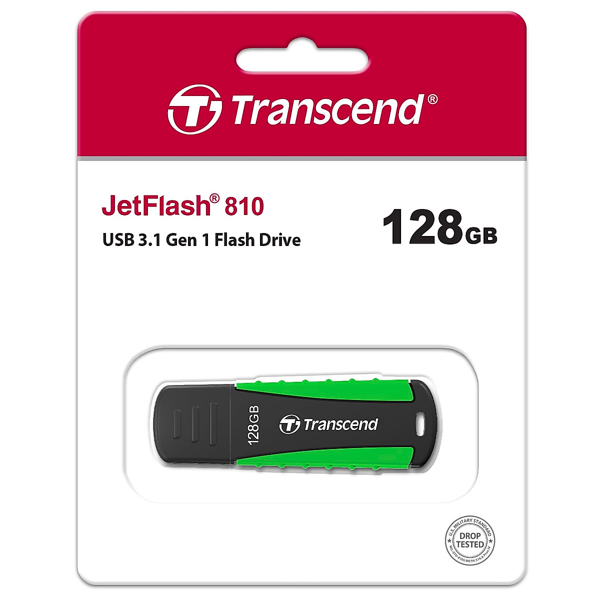 Transcend 128GB JetFlash 810 USB 3.0 Flash Drive (TS128GJF810)