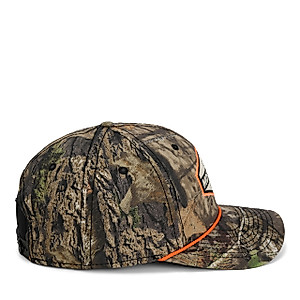 Mossy Camo Patch Hunting Hat Oak Rope Cap Mossy Vintage Camoflauge Hat (Country)