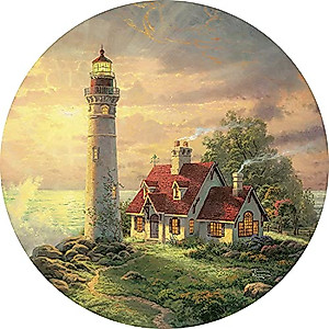 Ceaco - 8 in 1 Multipack - Thomas Kinkade - (2) Round 300 Piece, (4) 550 Piece, (1) 750 Piece (1) 1000 Piece Jigsaw Puzzles , White