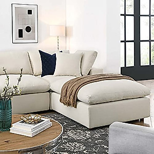 Modway Commix Down-Filled Overstuffed Upholstered 7-Piece Sectional Sofa