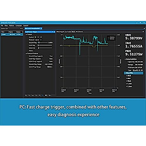AVHzY USB Power Meter USB 3.1 Tester Digital Multimeter Current Tester Voltage Detector Lua Interpreter Integrated DC 26V 6A PD 2.0/3.0 QC 2.0/3.0/4.0 pps Trigge