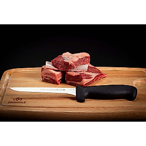 Mundial 6-Inch Narrow Stiff Boning Knife, Black