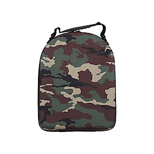 Lids Cap Luggage Container(Camo Exterior & Black Interior) - Durable Storage for Baseball Caps, Hat Organizer Holder for 6 Caps, Hat Travel Case, Carrier