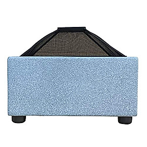 HOLPPO Indoor/Outdoor Fire Pit Outdoor BBQ Table Garden Firepit Wood Fireplace Heater Patio Deck Yard Suitable for Dining Party Camping and Garden Decorations