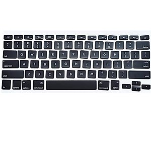 Replacement AP11 Versions US Keyboard Keycaps Keys,Full Set of US Replacement Keycaps QWERTY for MacBook Pro 13" / 15" A1425 A1502 A1398 2012-2015 Year for MacBook Air 13" A1369/A1466 2011-2017 Year