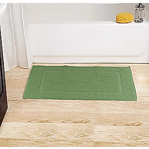 Utopia Towels Bundle Pack of 600 GSM Bath Sheet Set (2-Pack) and Banded Bath Mats (2-Pack) – 100% Ring-Spun Cotton – Highly Absorbent – Soft & Luxurious – Sage Green