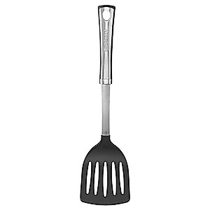 Cuisinart CTG-21-LT Slotted Turner, One Size, Black and Stainless Steel