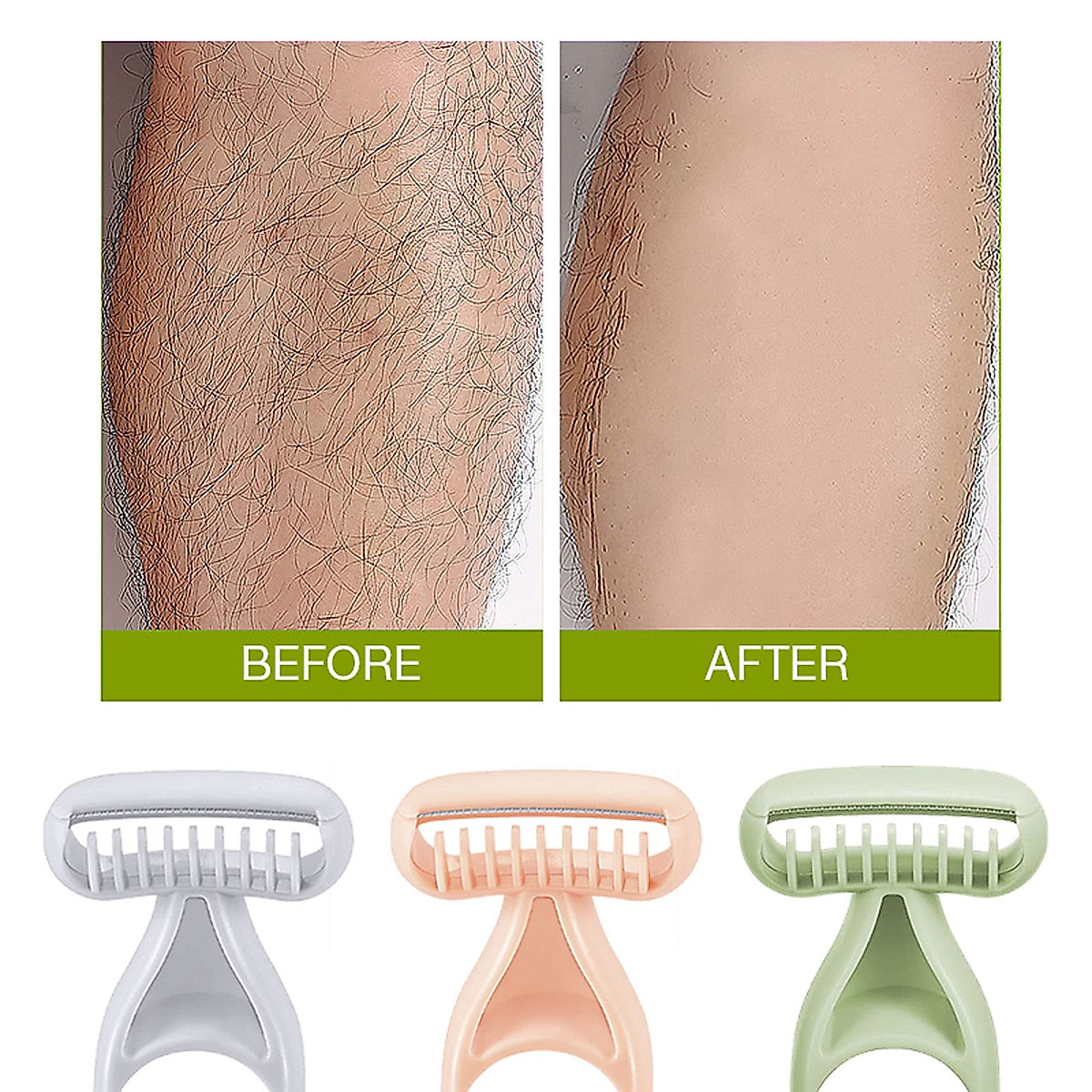 SWEETSHION Handheld Hair Remover for Womens and Girls Leg Beauty Epilators 1PC Daily Use Beauty Epilator Tool Easy to Use