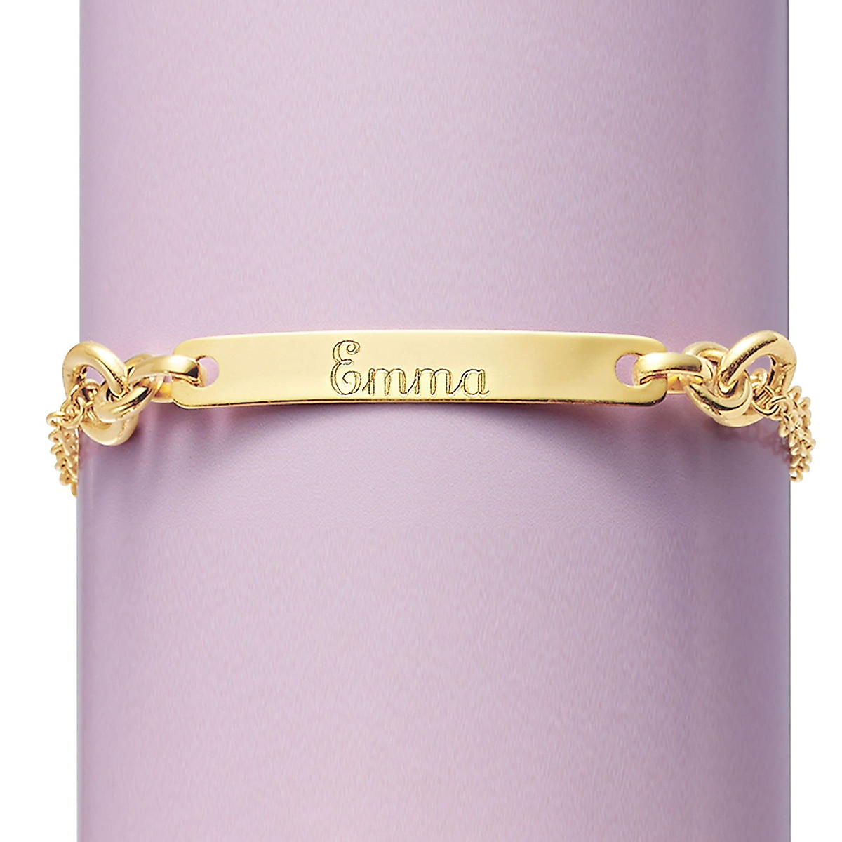 Ross-Simons Name - Italian 14kt Yellow Gold Id Bracelet. 8 inches