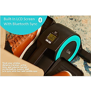 Cubii JR2+, Under Desk Elliptical, Bike Pedal Exerciser, with Bluetooth Fitness Tracker Sync, Work from Home Fitness, Exerciser for Seniors, Desk Exercise