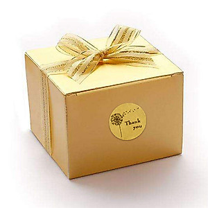 YU-NIYUT 1 Roll Simple Design Thank You Letters Dandelion Print Label Stickers Craft Per Roll Stationery Adhesive Sealing Decor, Exquisite and Easy to Use