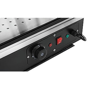 Kratos 30Y-017 48" Hot Food 3 Shelf Display Case and Merchandiser with Sliding Doors - 120V, 1200W