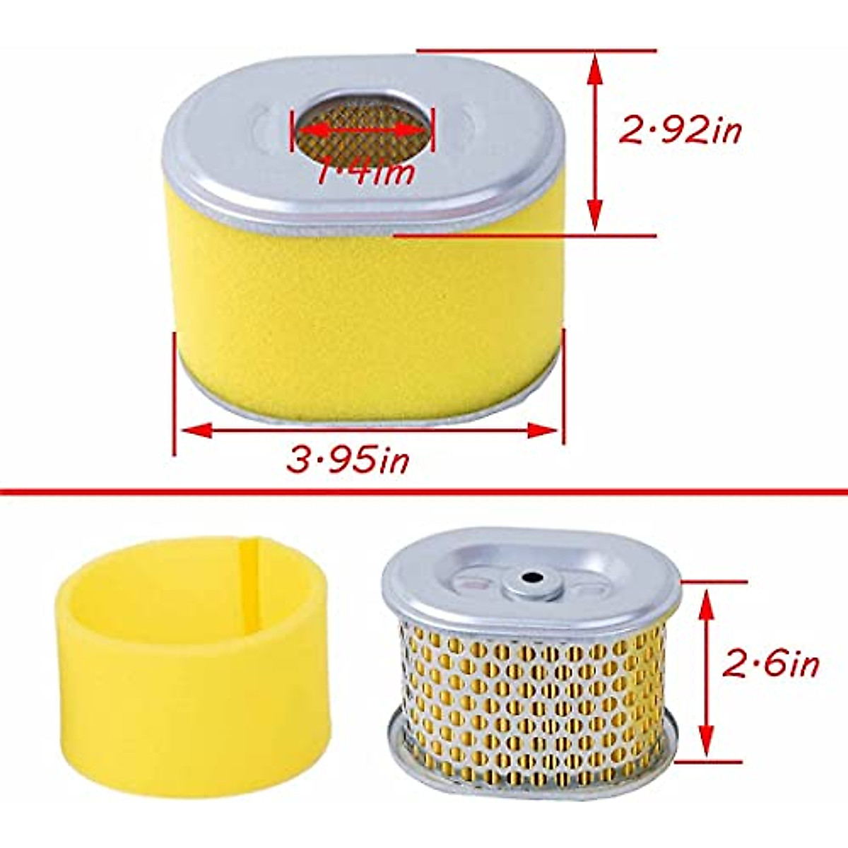 New GX120 Carburetor Air Filter Spark Plug for GX120 GX160 GX168 GX200 Small Engines