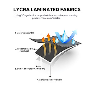 WATERFLY Running Belt Fanny Pack: Slim Thin Elastic Waistband for Men and Women Runner Marathon Jogger Waist Bag Sport Workout Fitness Exercise Gym Jogging Phone Holder Belt