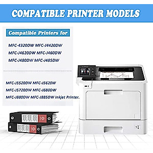 HGZ 4 Pack Replacement 970XL 971XL Ink Cartridges 970 971 Ink Compatible Officejet Pro X576dw X476dw X476dn X451dn X451dw X551dw Printer