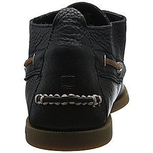 Sperry Men's Authentic Original Chukka Boot, Black Tumbled, 10.5 M US