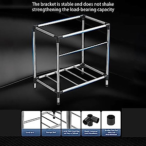 Single Bowl Stainless Steel 304 Sink,Single Bowl Kitchen Sinks,Commercial Restaurant Kitchen Bar Sink,Free Standing Utility Sink with Stand,for Laundry Garage Indoor Outdoor ( Color : Hot and cold fau