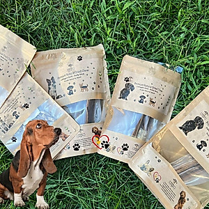 MISH&CA Bully Sticks for Dogs - Tough Long Lasting, Rawhide Free, Low Odor, Healthy Single Ingredient Chew Treat for Aggressive Chewers - 100% Free-Range Grass-Fed Beef (100 GR 15 CM, Straight)