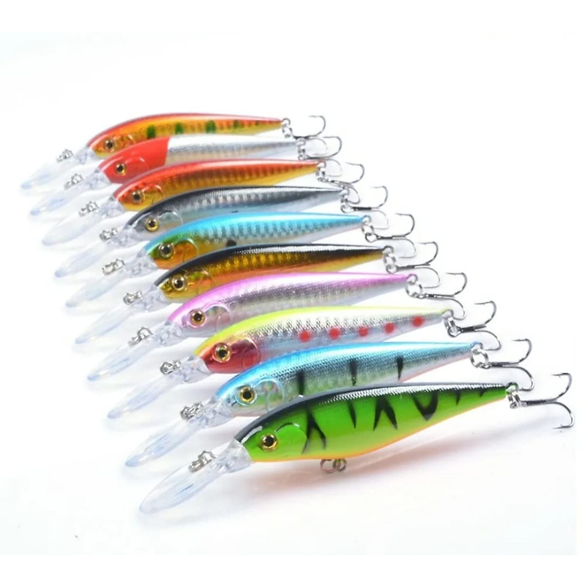 Crankbaits Minnow Fishing Lures wobbler 10pack lot