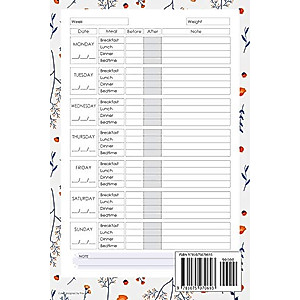 Blood Sugar Log Book: Weekly Blood Sugar Diary, Enough For 106 Weeks or 2 Years, Daily Diabetic Glucose Tracker Journal Book, 4 Time Before-After (Breakfast, Lunch, Dinner, Bedtime)