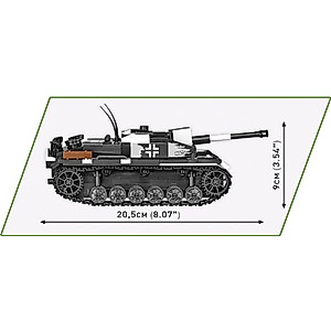 COBI Historical Collection WWII STUG III Ausf. F/8 & Flammpanzer (2-in-1)