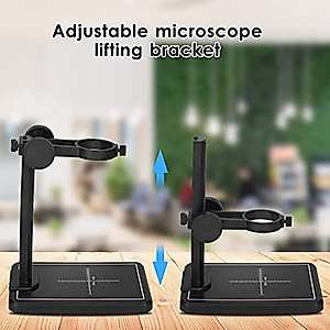 ZLXDP Digital Microscope Stand Magnifier Camera Up Down Adjustable Stand Holder Universal Support Bracket Large Base with Scales