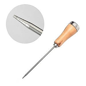 Yardwe 4 pcs ice Removal Tool ice Crusher Cone ice Remover Remove ice from Refrigerator Tools ice Chipper ice Pick Round ice Scraper Kitchen ice Tool Scraper Tool Camping Wooden ice Spoon