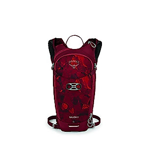 Osprey Salida 8L Women's Biking Backpack with Hydraulics Reservoir, Claret Red, One Size
