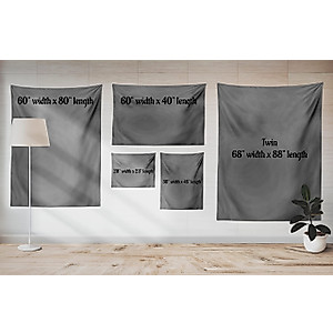 Lunarable Mathematics Room Tapestry, Dark Blackboard Backdrop with Math Equations Geometry Axis Art, Fabric Wall Hanging Decor for Bedroom Living Room Dorm, 45" X 30", Green Yellow