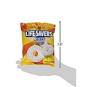 LIFE SAVERS Orange Mints Hard Candy Bag, 6.25 ounce (Pack of 12)