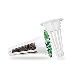 Kweiugfi Hydroponic Garden Supplies Accessories,Gardening System Indoor Outdoor,Seed pod kit 50 Pieces Grow Baskets,Transparent Insulation Lids, Plant Grow Sponges,Labels for Seed Starting System