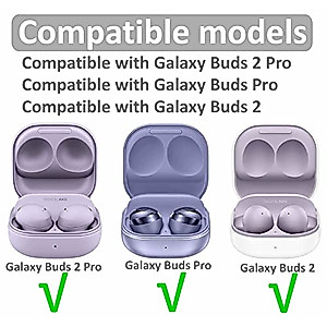 6 Pairs Galaxy Buds 2 Pro/Galaxy Buds 2 Memory Foam Ear Tips Buds, S/M/L Reduce Noise Fit in Case Comfortable No Silicone Pain Compatible with Samsung Galaxy Buds 2 / Galaxy Buds 2 Pro - Black