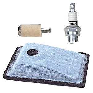 RINGMASH (New Tune Up Kit for Homelite Super XL SXL XL12 Air Filter 63589A Fuel Filter A69923 fits Tillotson: OW-802 Walbro: 22120 + Free E-Book for Your Lawn Mower