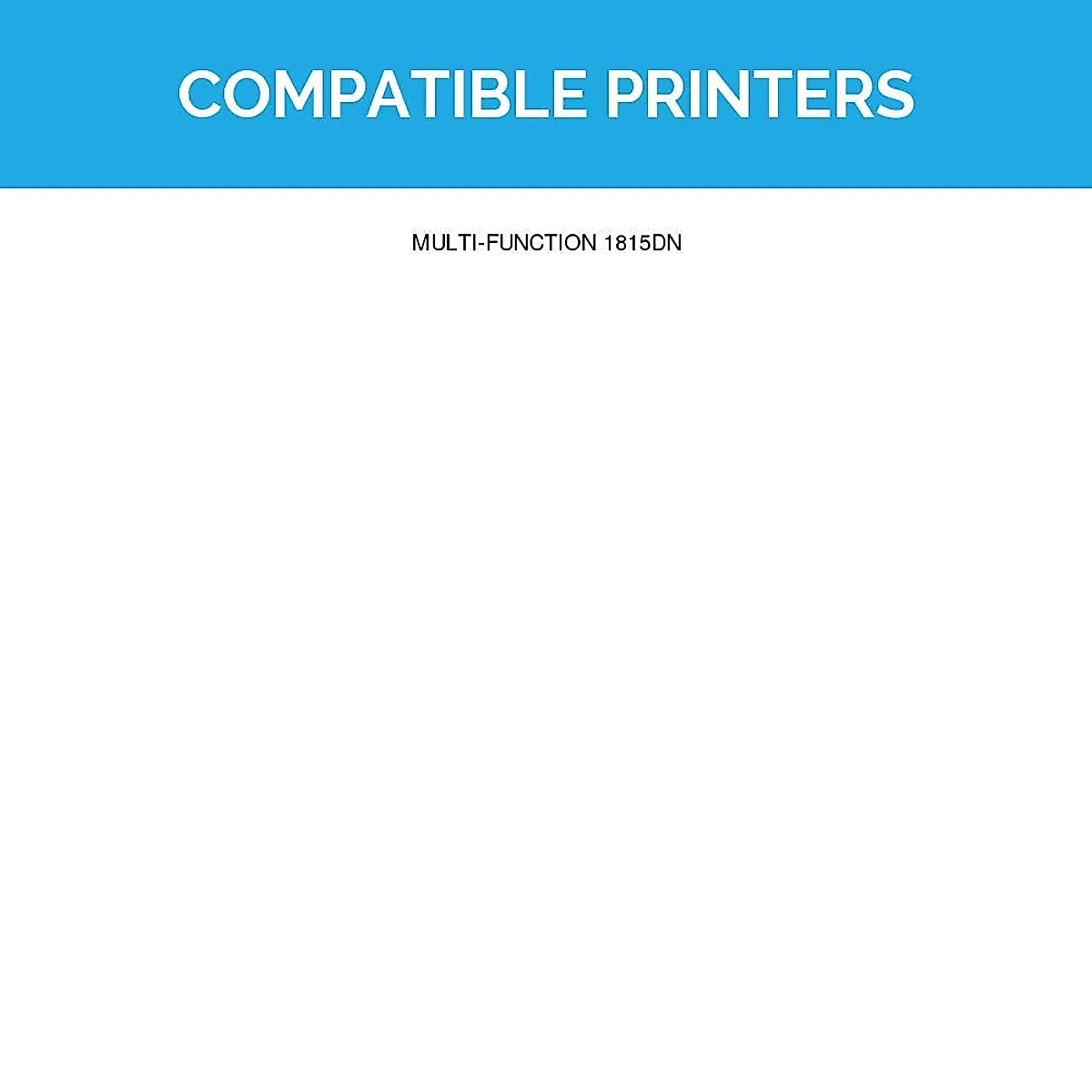 LD Compatible Toner Cartridge Replacement for Dell 1815dn 310-7945 High Yield (Black)