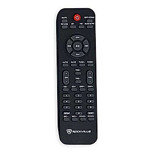 Rockville TM150W Powered Home Theater Tower Speaker System, White, 1000W, 10" Subwoofers, Bluetooth, USB/SD Playback, FM Radio, Remote Control, Karaoke Ready, Perfect for Home Entertainment