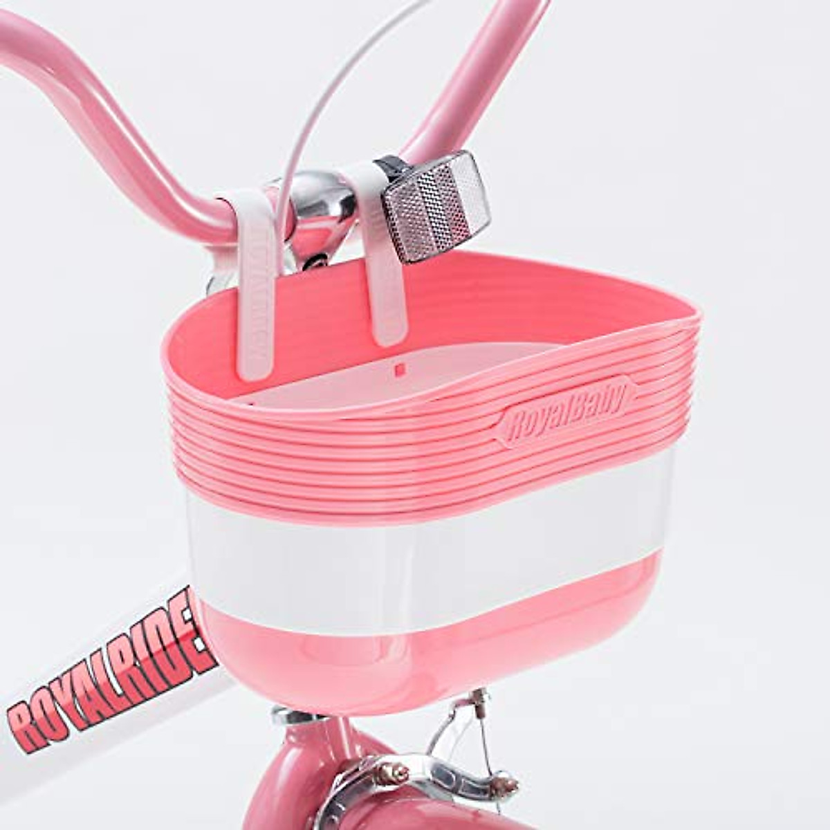 RoyalBaby Jenny Princess 20 Inch Kids Bike with Enclosed Chain Guard, Kickstand, Basket, Bell and Tool Kit for Ages 7 and Above, Pink EL