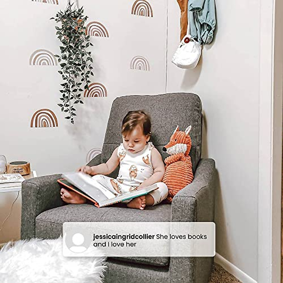 Delta Children Kenwood Glider Swivel Rocker Chair, Dark Grey