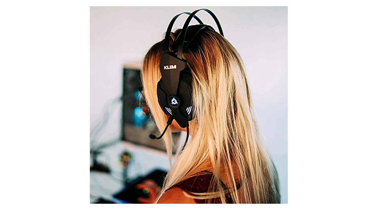KLIM Impact Gaming Headset - 7.1 Surround Sound & Noise Cancelling
