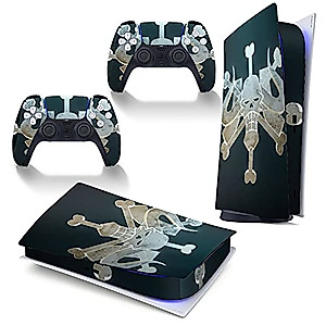 PlayStation 5 Digital edition version sticker protective cover, One Piece Beasts Pirates ps5 controller protective shell (compatible with ps5 Digital edition)
