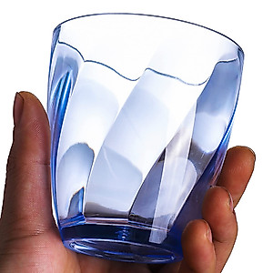 cici store Acrylic Drinking Glasses Unbreakable Plastic Wine Champagne Glasses Shatterproof Water Tumblers Drinking Cup for Bar shatterproof tumblers drinking glasses