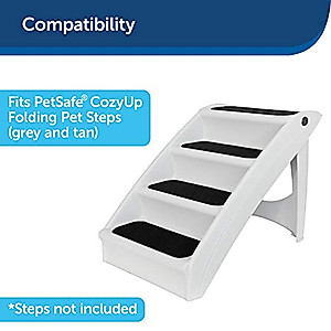 PetSafe Replacement Fabric Covers for CozyUp Folding Pet Steps, Black