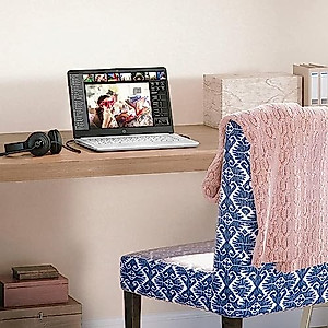 hp Stream Laptop, 14" HD Display, Intel Celeron N4120 Processor, 8GB Memory, 320GB Storage (64GB eMMC + 256GB Card), 1-Year Office 365, Webcam, HDMI, Wi-Fi, USB-C, Windows 11 Home, White, JVQ MP