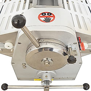 TECHTONGDA Commercial Dough Sheeter Pasta Roller Dough Press Machine Fondant Flattener Pizza Pastry Sheeter with 70.9x19.7 Conveyor Belt Bakery Equipment