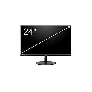 Lenovo - Open Source ThinkVision P24h-10 23.8" WQHD LED LED Monitor - Glossy Black