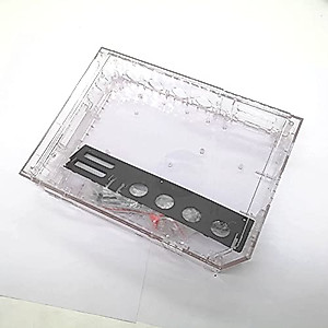 SZLG Full Housing Case Cover Shell Skin with Buttons for Wii Console Accessories Replacement (Clear)