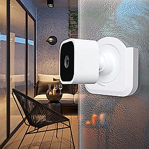 Blink Mini Camera Adhesive Wall Mount Bracket, Strong Adhesive Durable Camera Mount Stand for Blink Mini Indoor Camera, No Drill, No Screws, Decorate Damage-Free, Easy to Install (2 Pack)